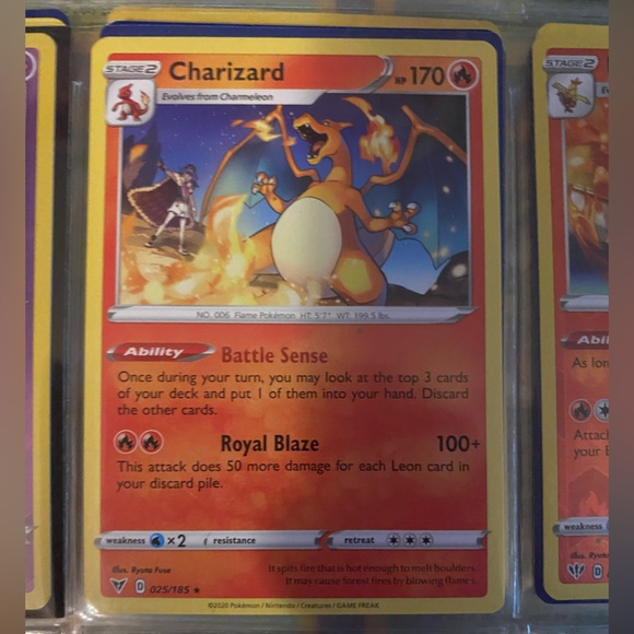 Pokemon | Games | Charizard Vmax Battle Card | Poshmark